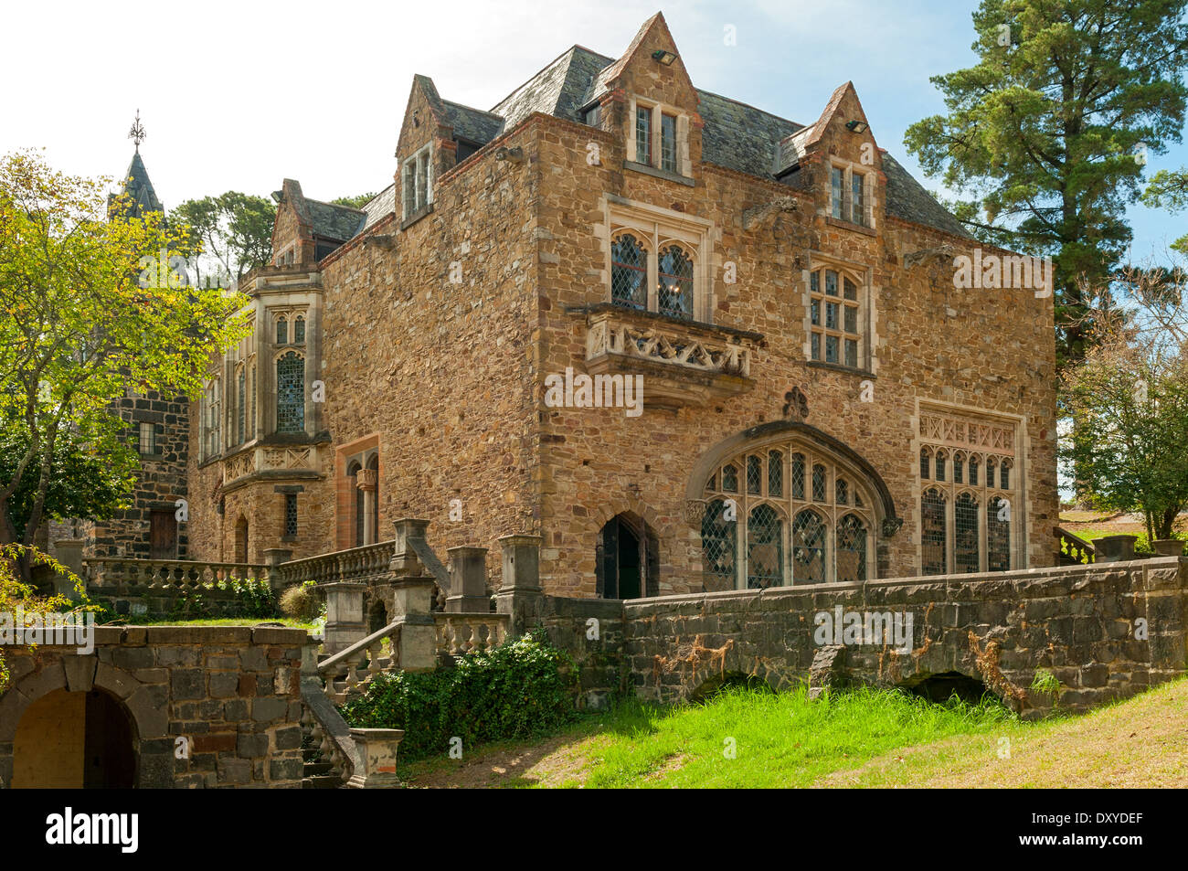 The Great Hall at Montsalvat, Eltham, Victoria, Australia Stock Photo ...