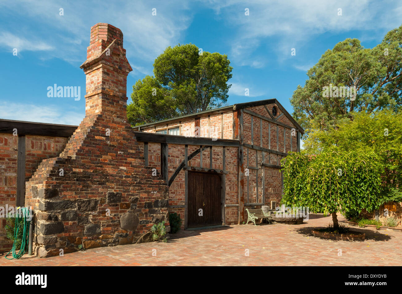 Barn Gallery at Montsalvat, Eltham, Victoria, Australia Stock Photo - Alamy