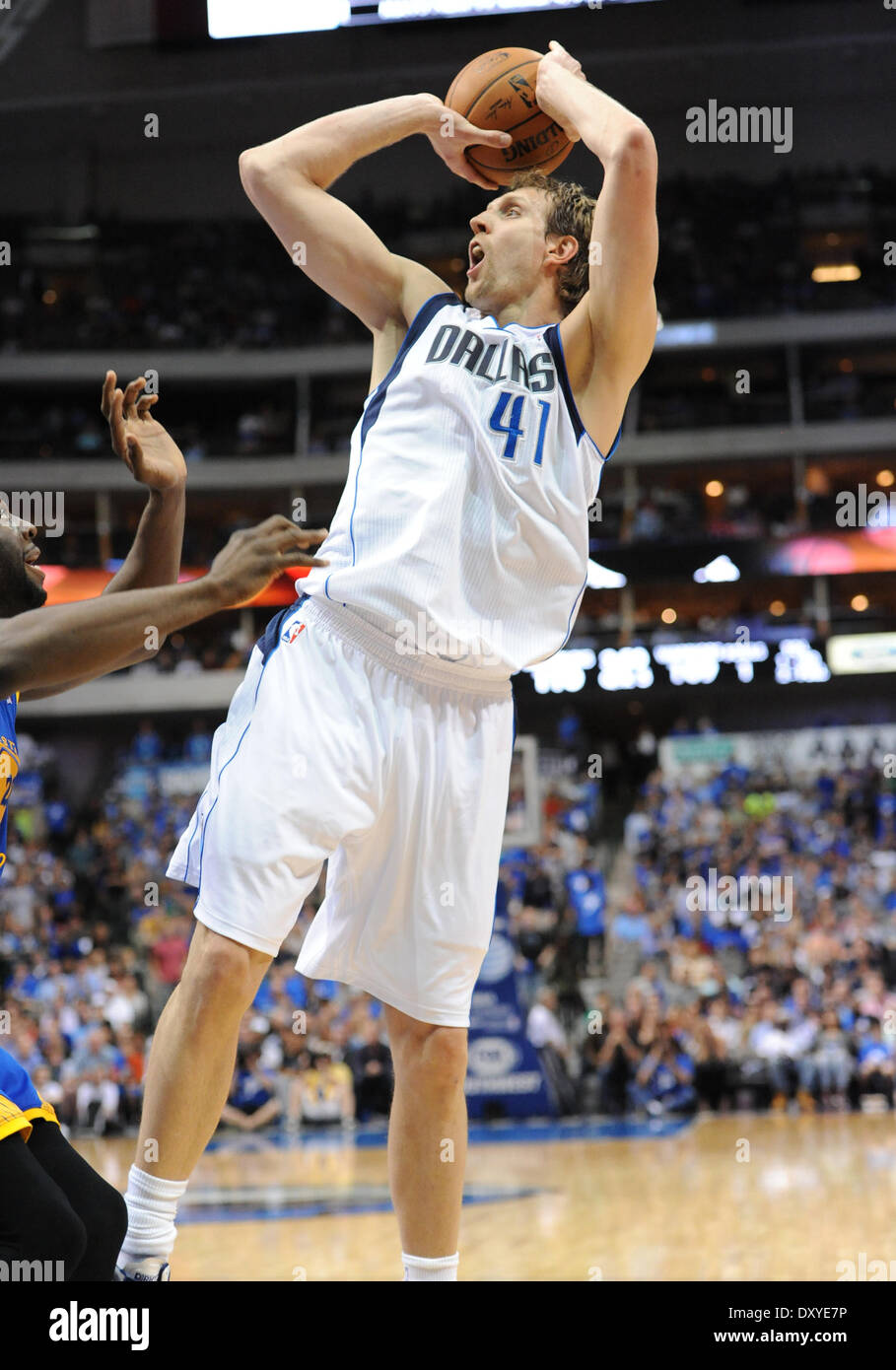 Dallas, Texas. 01st Apr, 2014. Dallas Mavericks forward Dirk Nowitzki ...