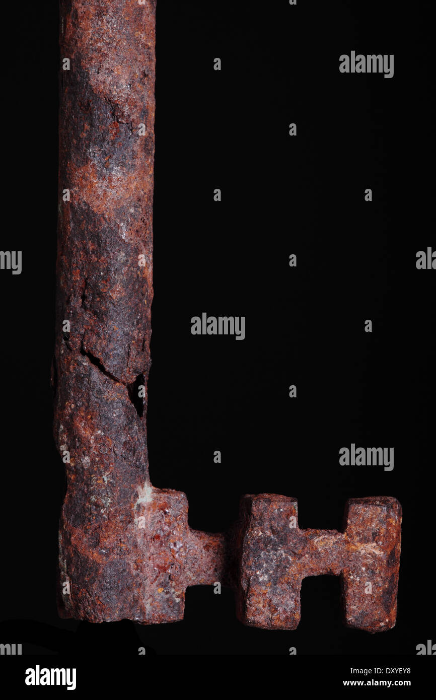 detail od a 18th century antique key Stock Photo - Alamy