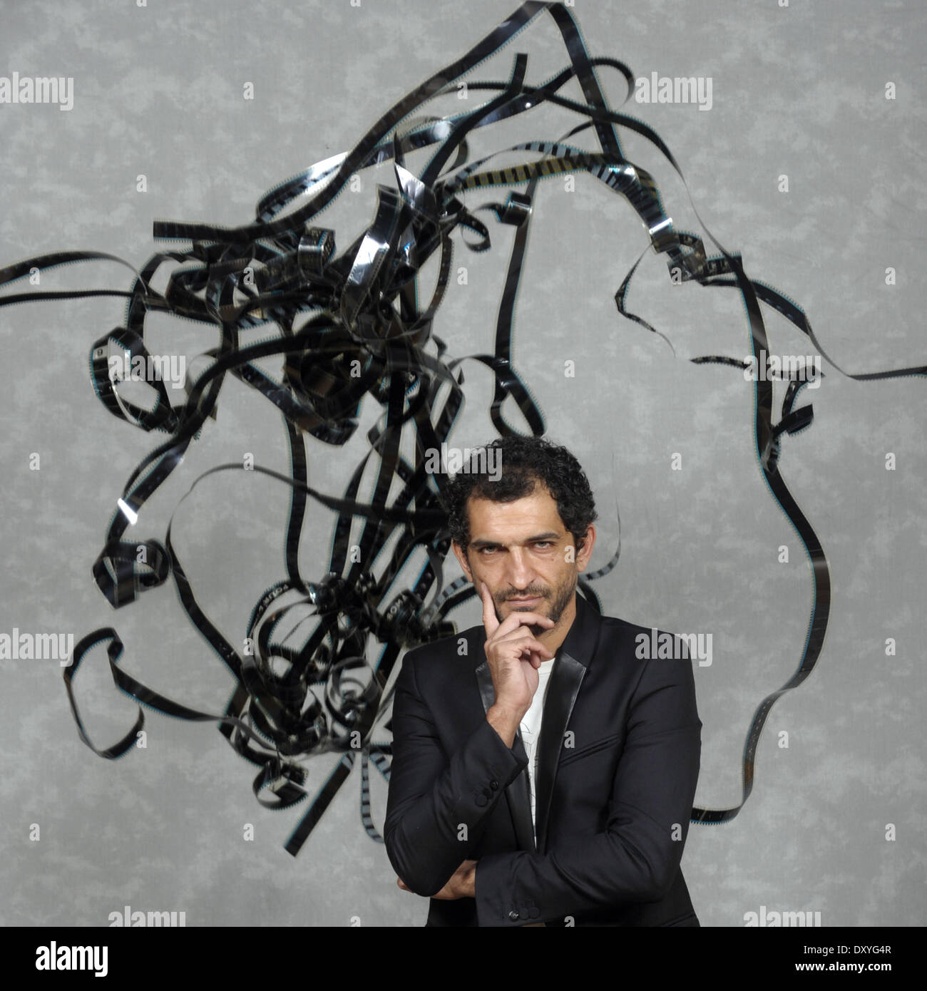 Egyptian actor Amr Waked attends a portrait session during the ...