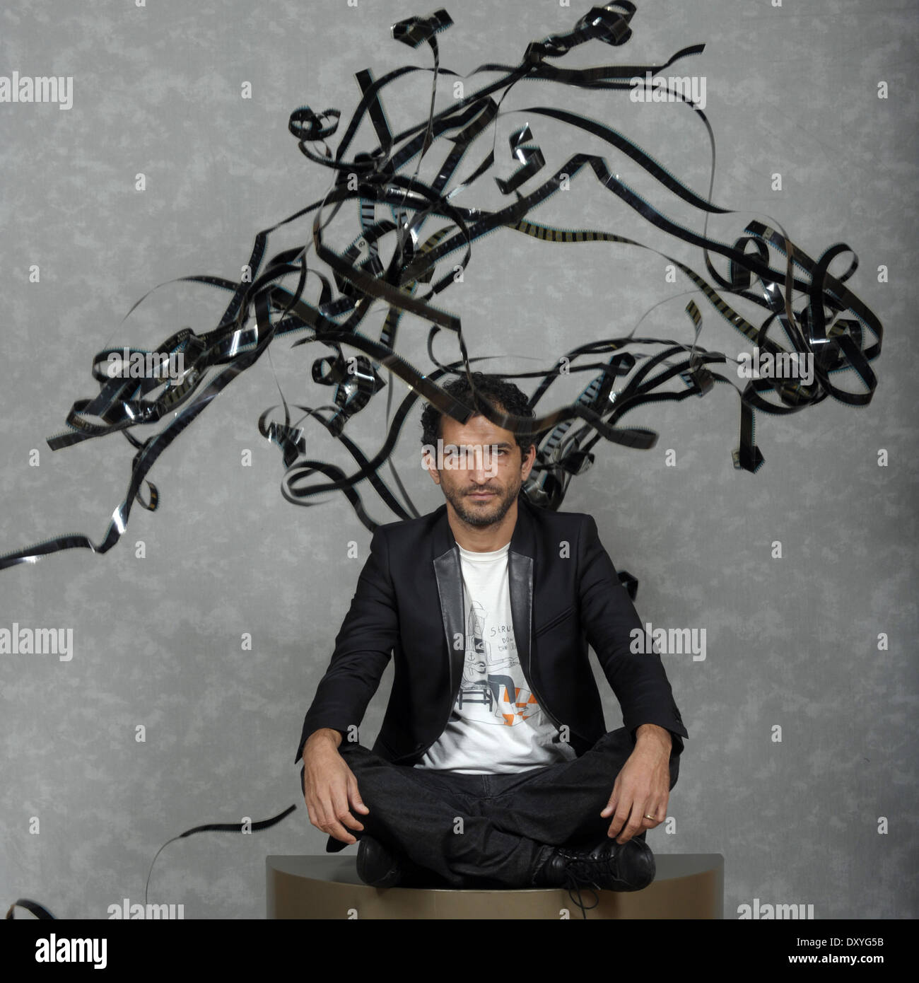 Egyptian actor Amr Waked attends a portrait session during the ...
