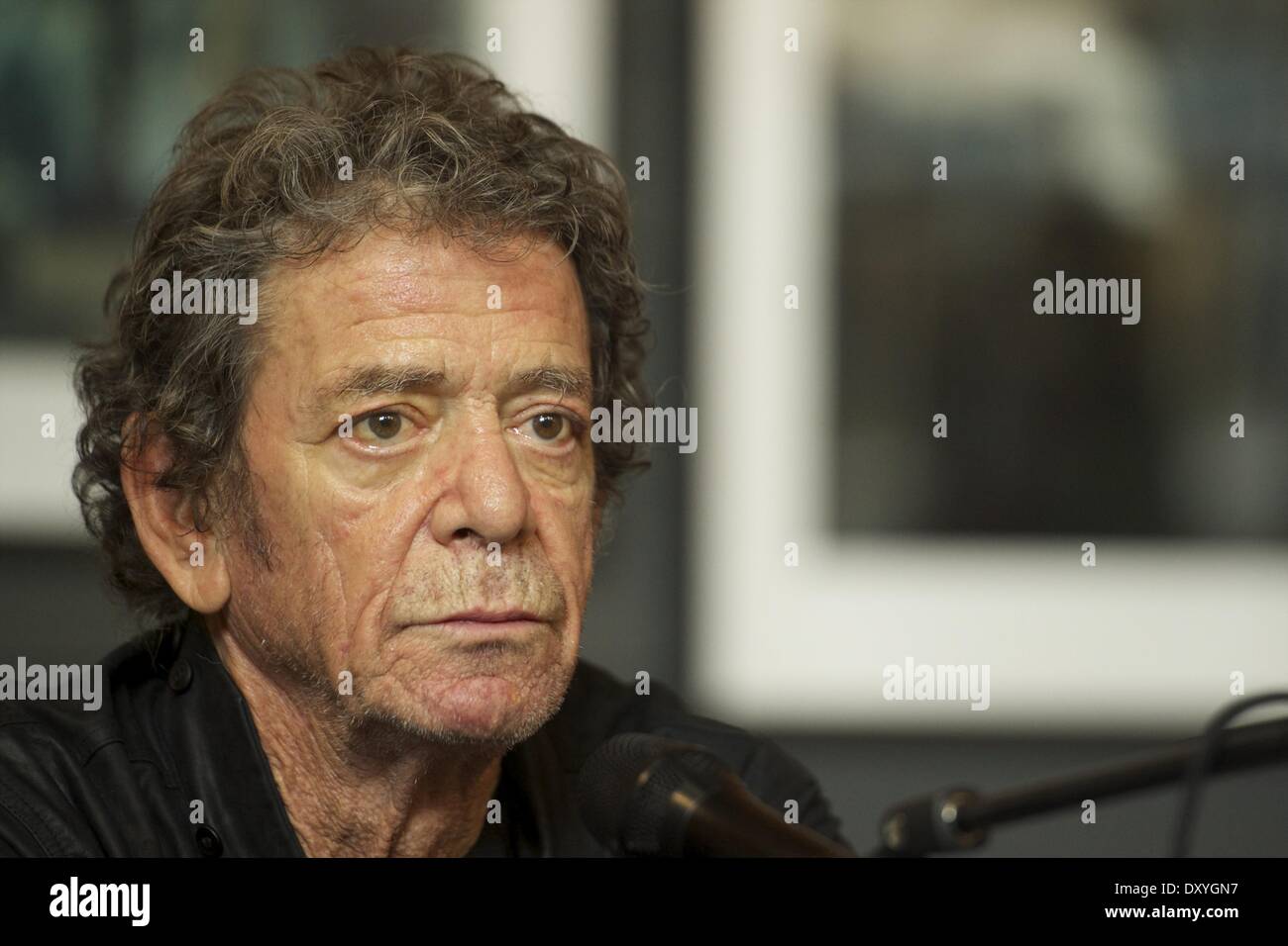Exhibit of singer Lou Reed's photography at the Matadero Featuring: Lou ...