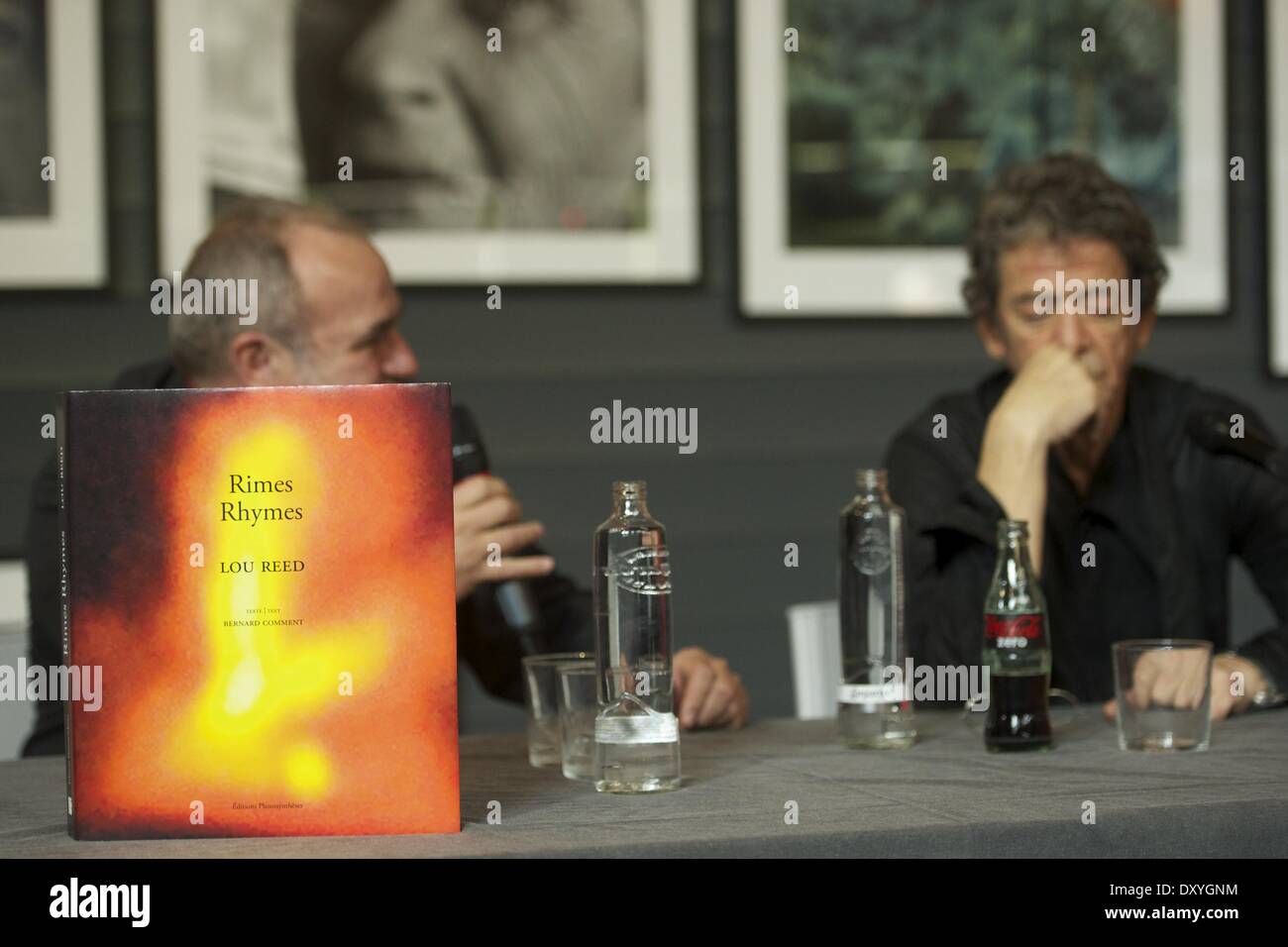 Exhibit of singer Lou Reed's photography at the Matadero Featuring: Lou ...