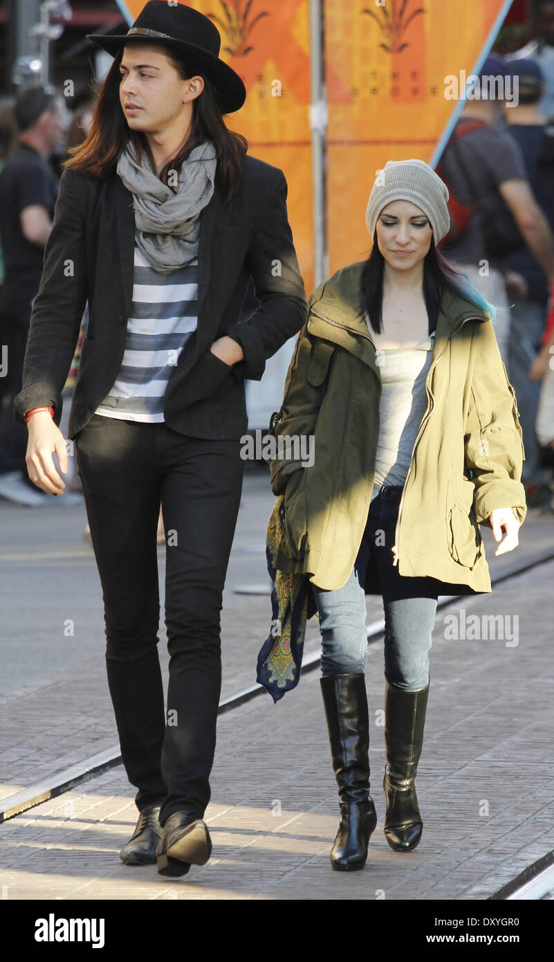 Lisa Origliasso from The Veronicas out and about at the Grove Featuring ...