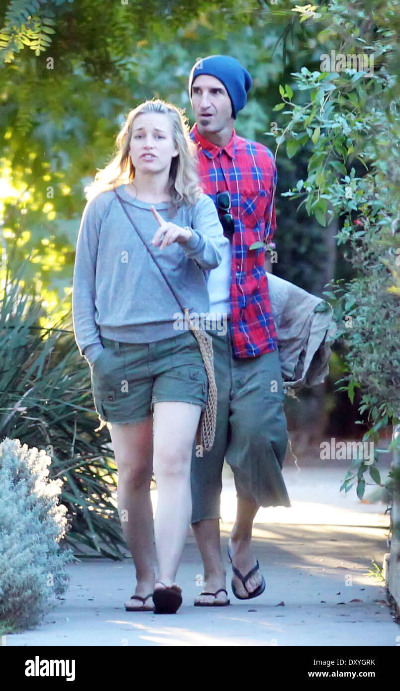 Piper Perabo and a friend seen walking together in Los Angeles ...