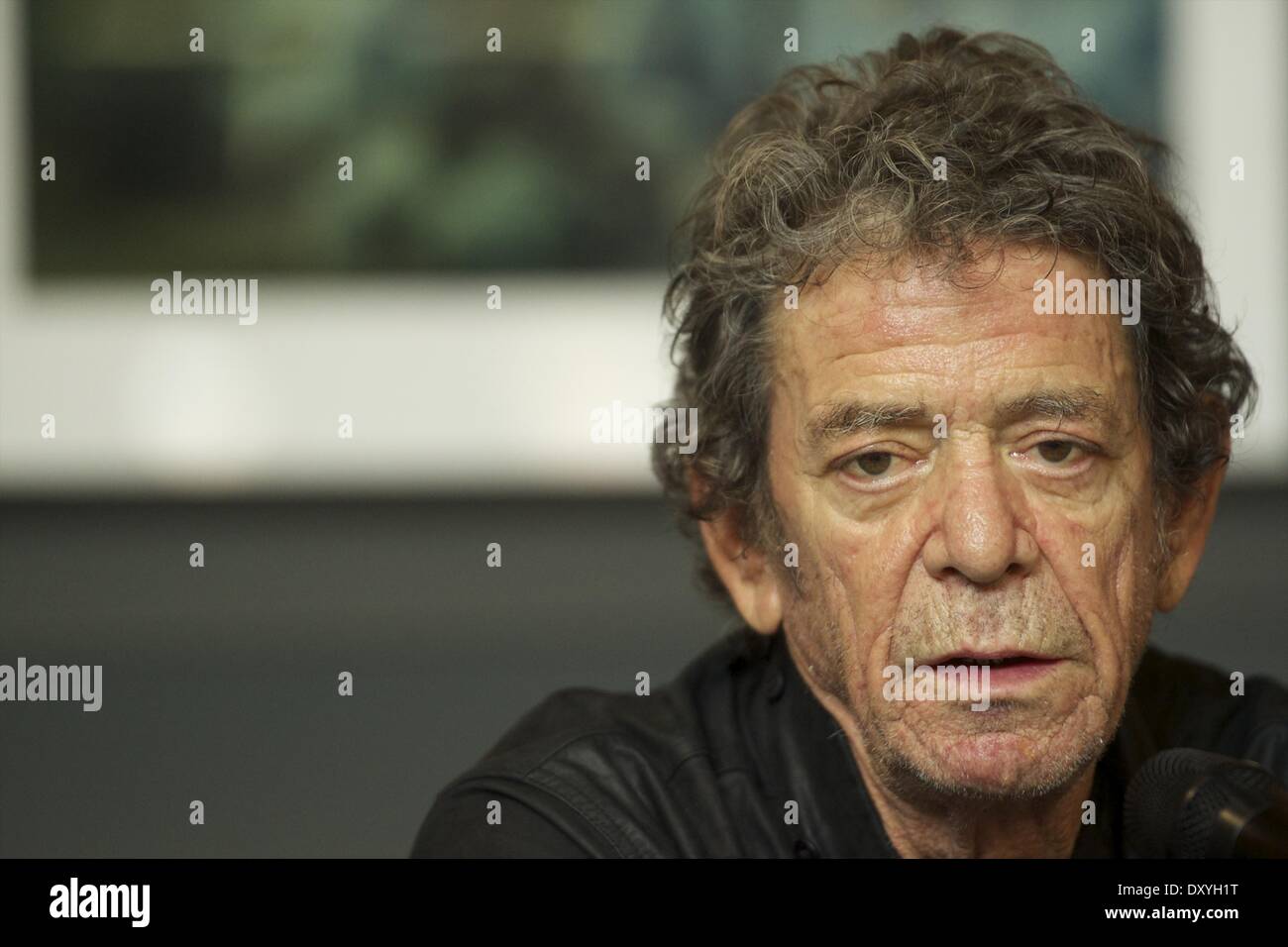 Exhibit of singer Lou Reed's photography at the Matadero Featuring: Lou ...