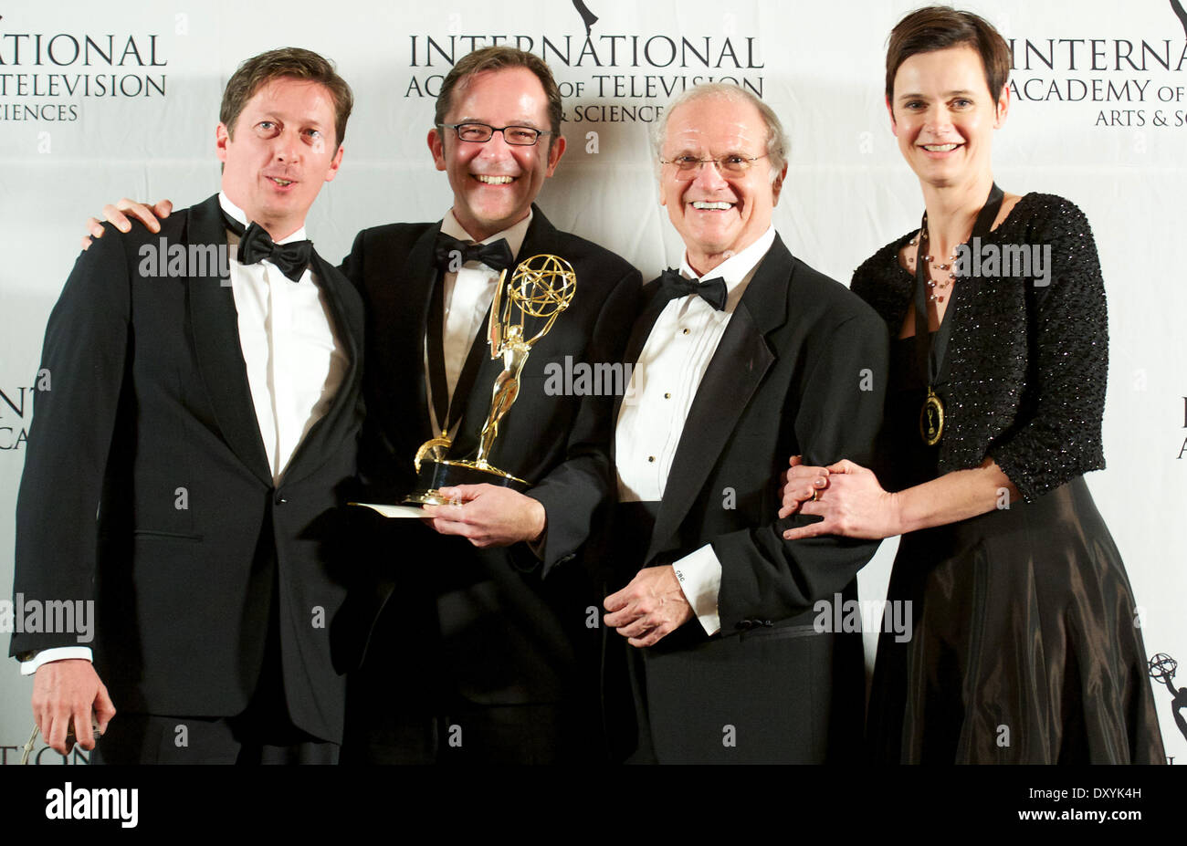 40th Annual International Emmy Awards - Press Room Featuring: Tristan ...