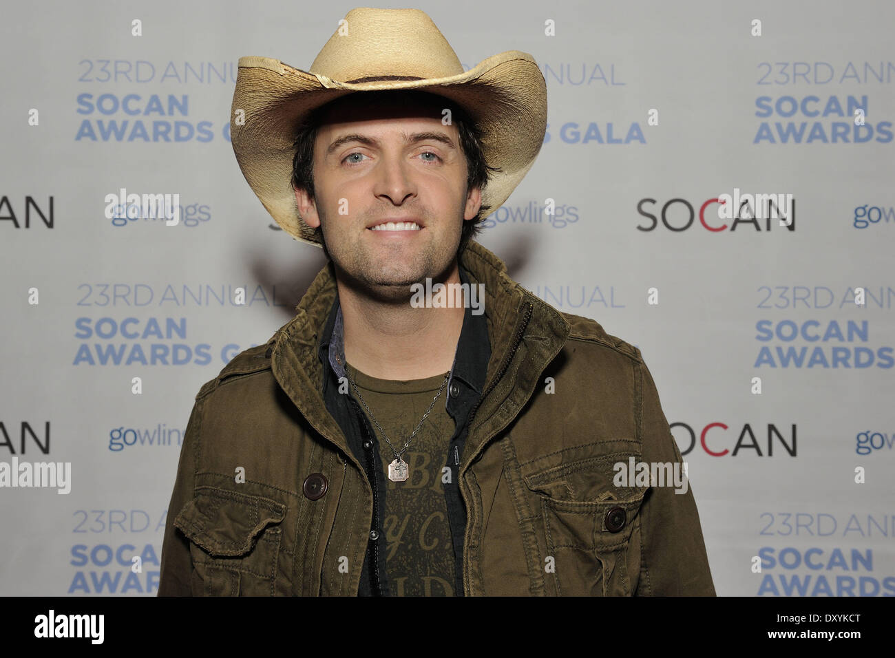 23rd Annual SOCAN Awards Gala at Roy Thomson Hall Featuring: Dean Brody ...
