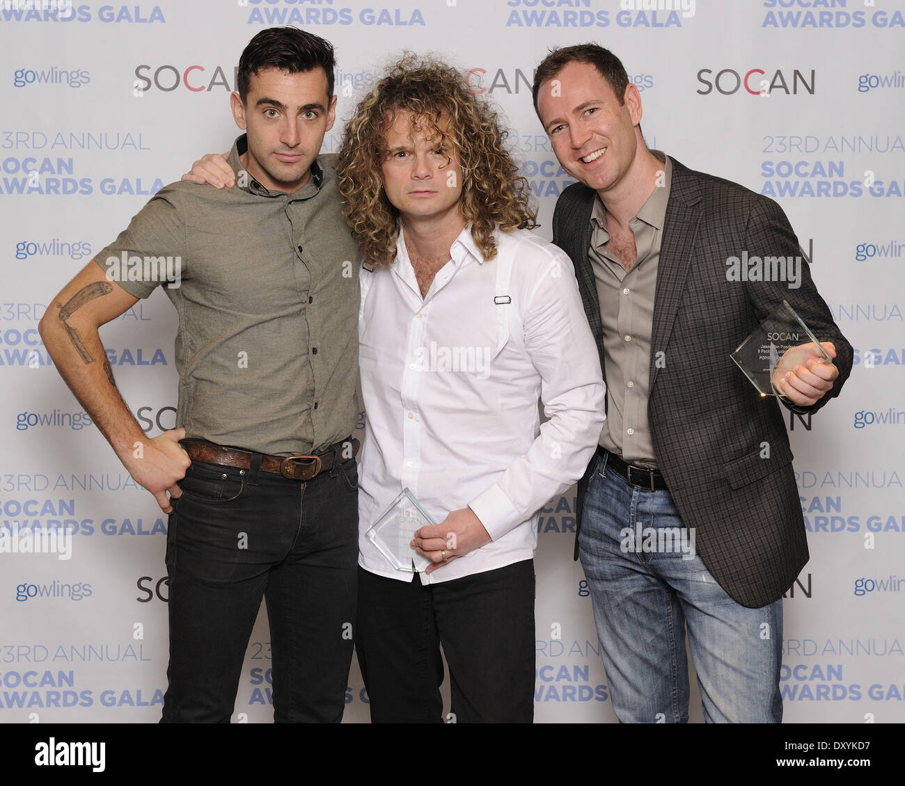 23rd Annual SOCAN Awards Gala at Roy Thomson Hall Featuring: Hedley ...