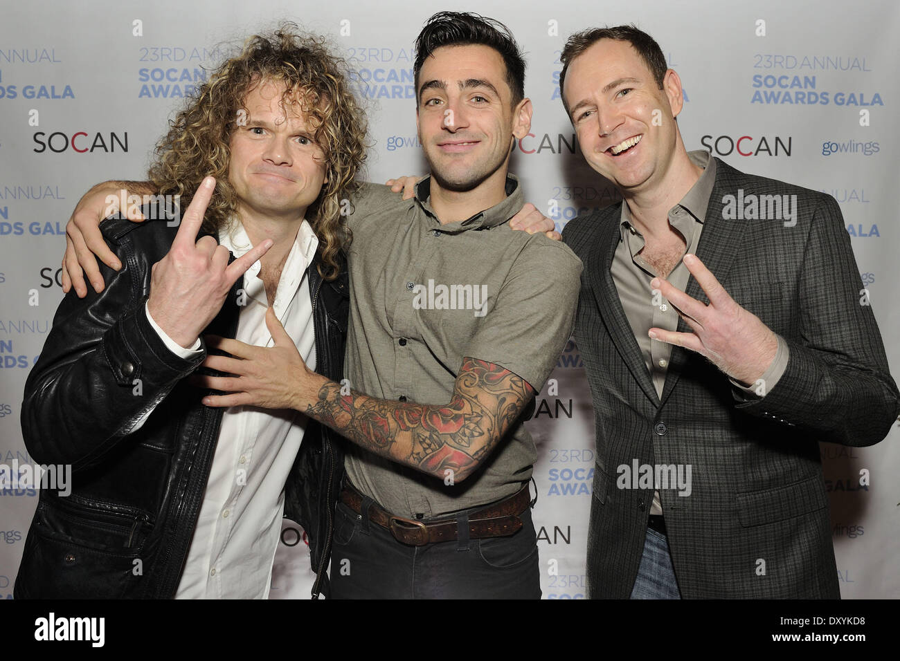 23rd Annual SOCAN Awards Gala at Roy Thomson Hall Featuring: Hedley ...