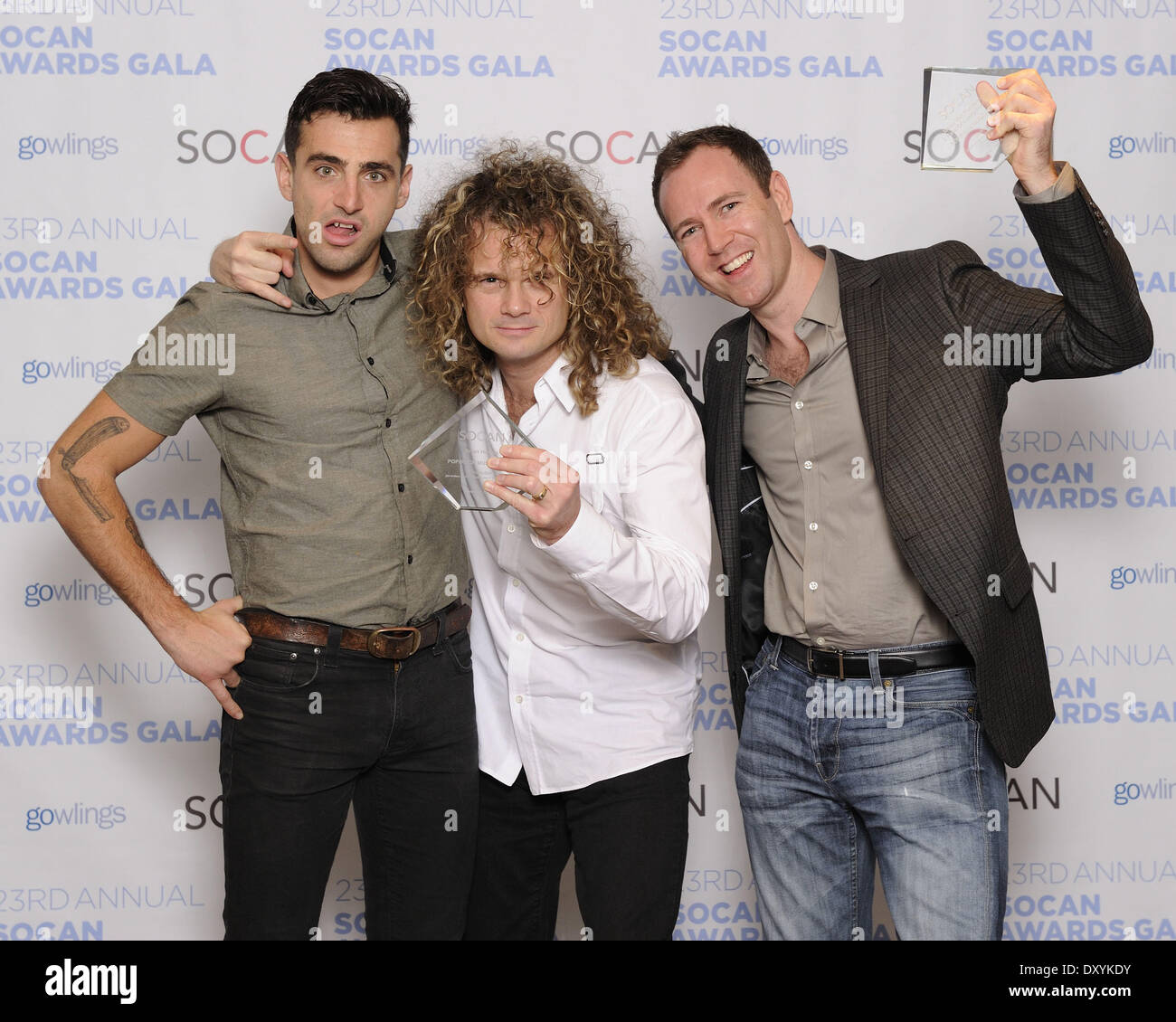 23rd Annual SOCAN Awards Gala at Roy Thomson Hall Featuring: Hedley ...