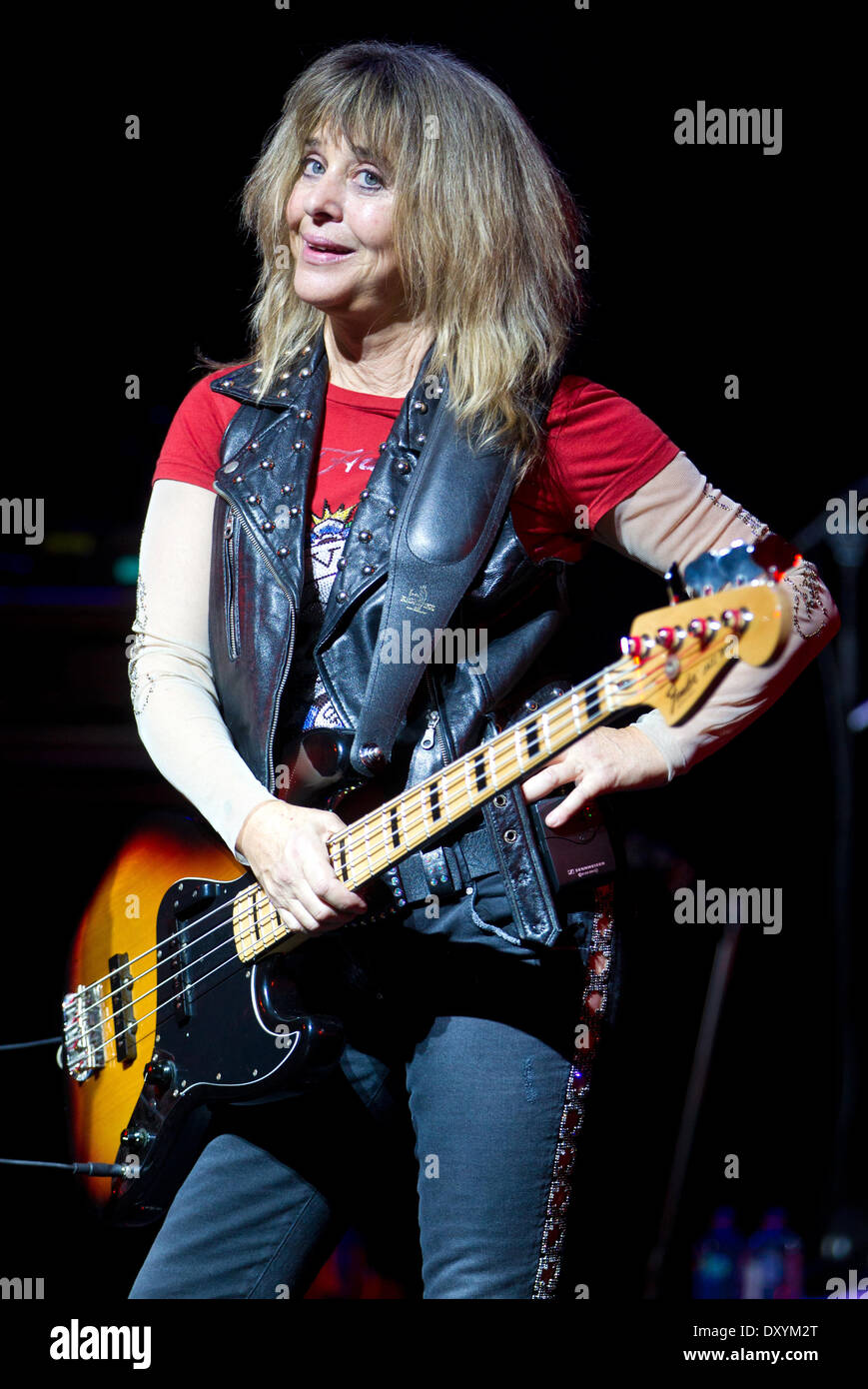 Suzi Quatro performs live in Moscow Featuring: Suzi Quatro Where ...