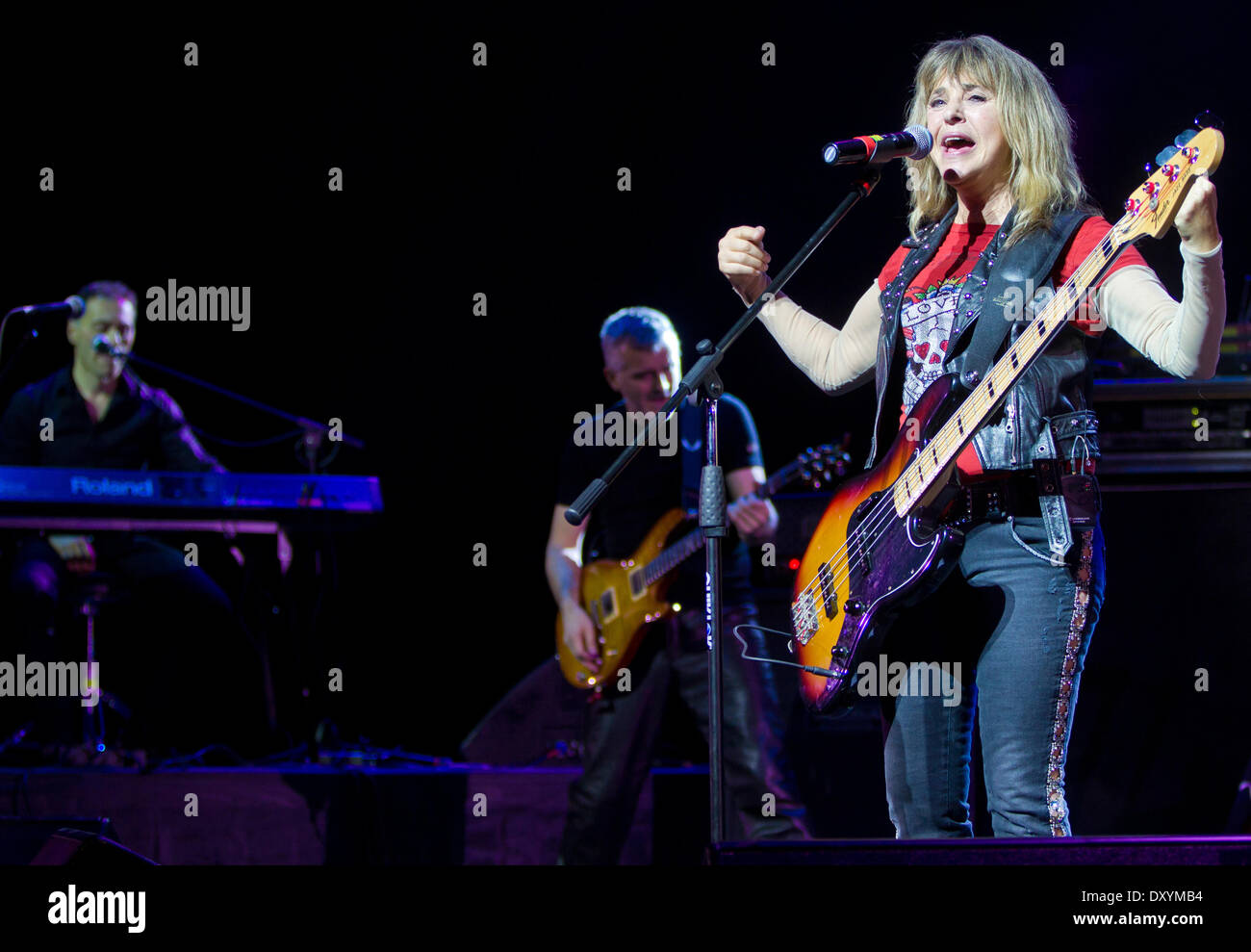 Suzi Quatro performs live in Moscow Featuring: Suzi Quatro Where ...