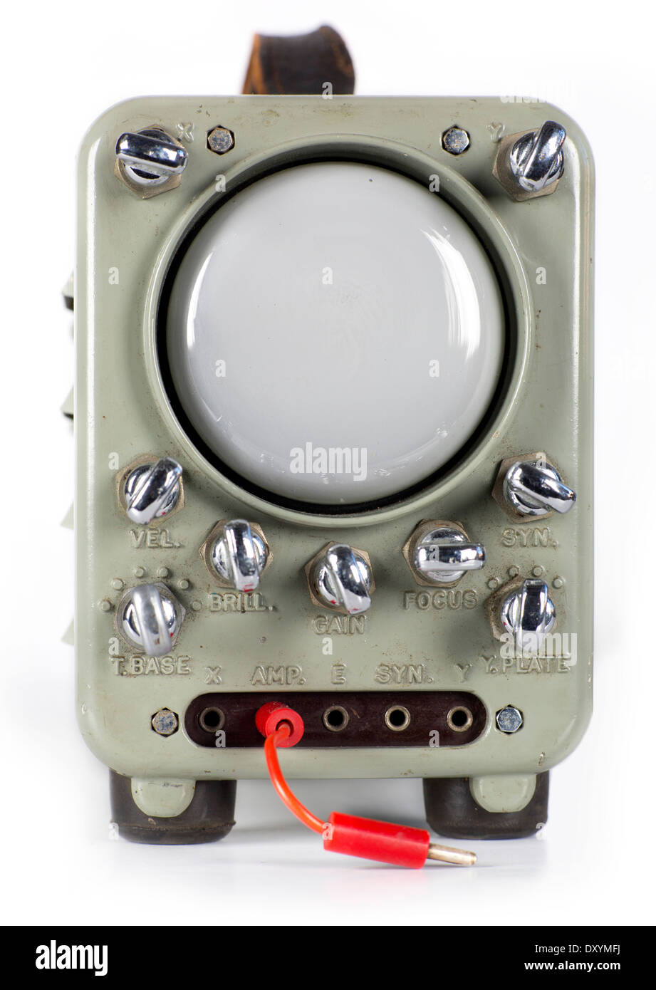 a scientific spectrum analyser / Oscilloscope machine Stock Photo - Alamy