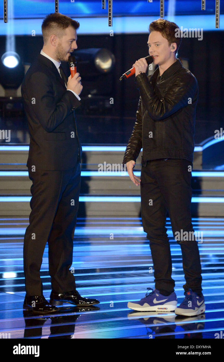 Conor Maynard performs live on Italy's 'The X Factor' Featuring: Conor ...