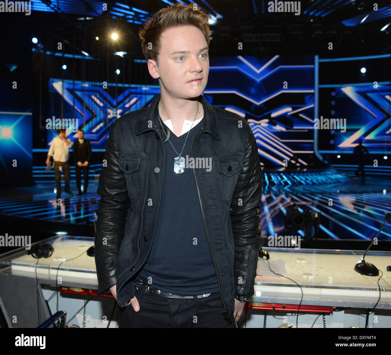 Conor Maynard performs live on Italy's 'The X Factor' Featuring: Conor ...