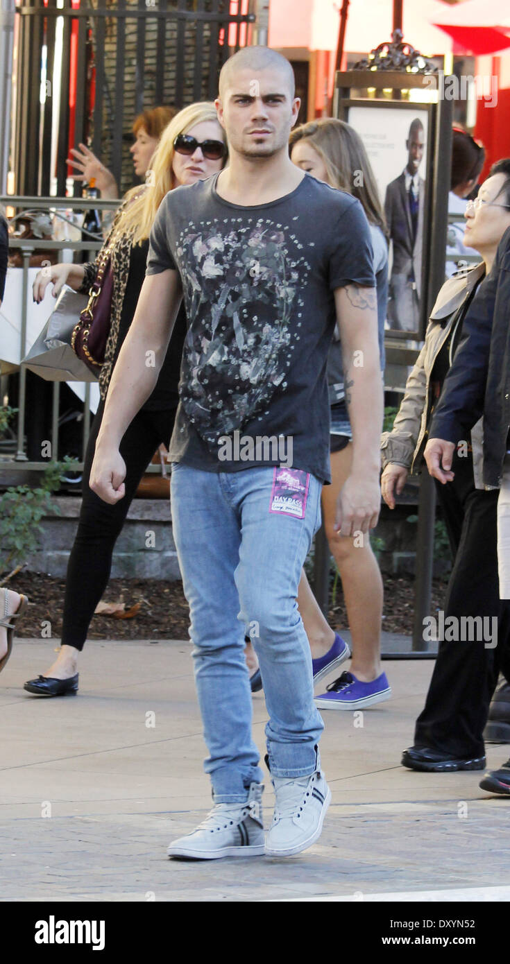 Max George of the Wanted out and about at the Grove Featuring: Max ...