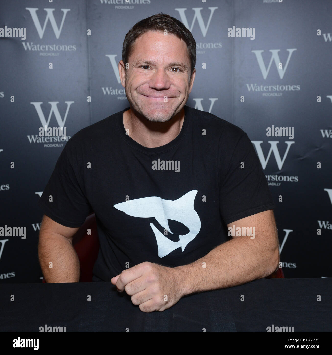Steve Backshall signs copies of his book 'Deadly Diaries' at Waterstone ...