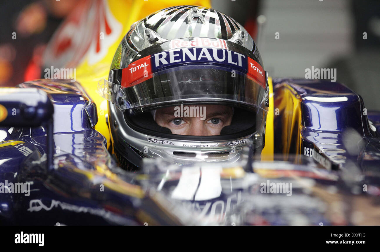Sebastian VETTEL Germany D Red Bull Racing Renault F1 Team F1 Grand ...