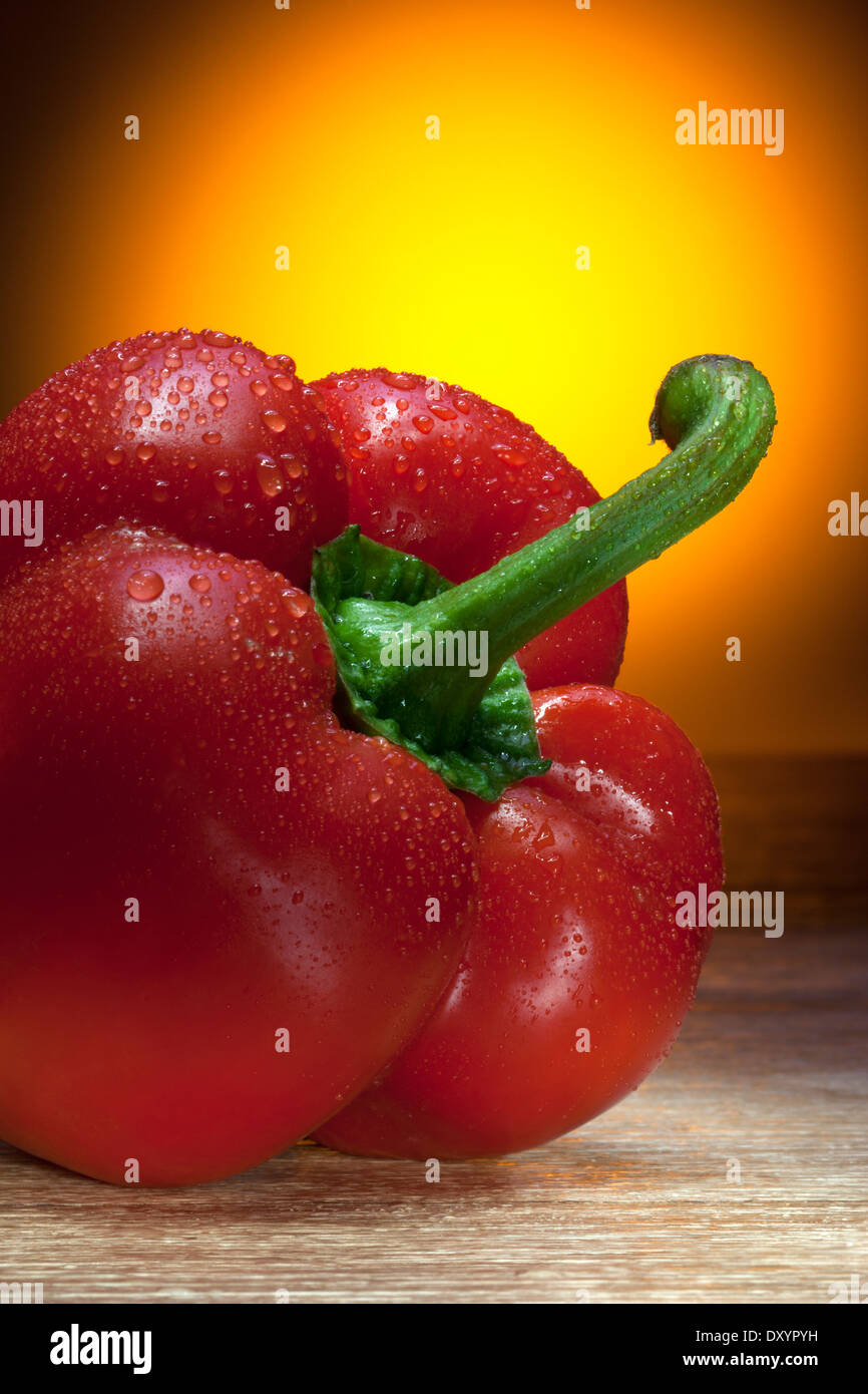Red Bell Pepper Stock Photo - Alamy