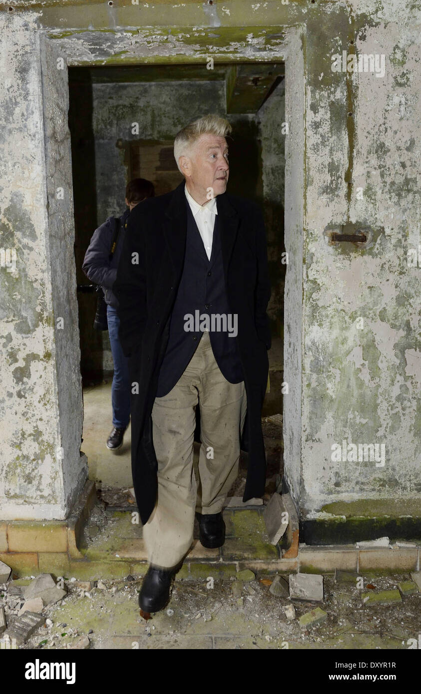 David Lynch visits an abandoned German explosives factory in Poland ...
