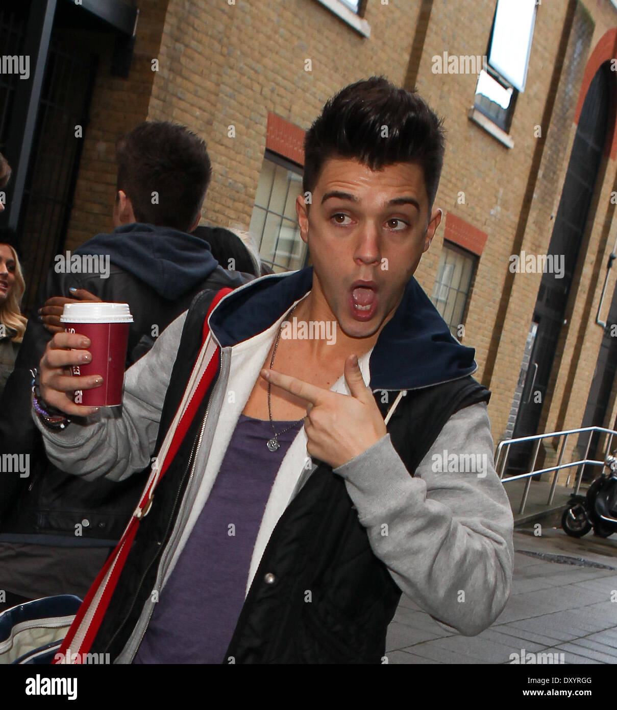 X Factor finalists and judges arrive at the rehearsal studios Featuring ...