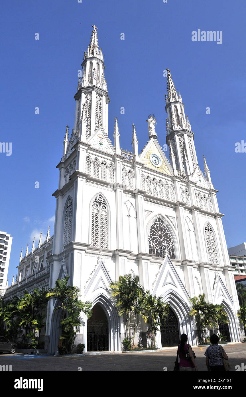 El Carmen church Panama Central America Stock Photo - Alamy