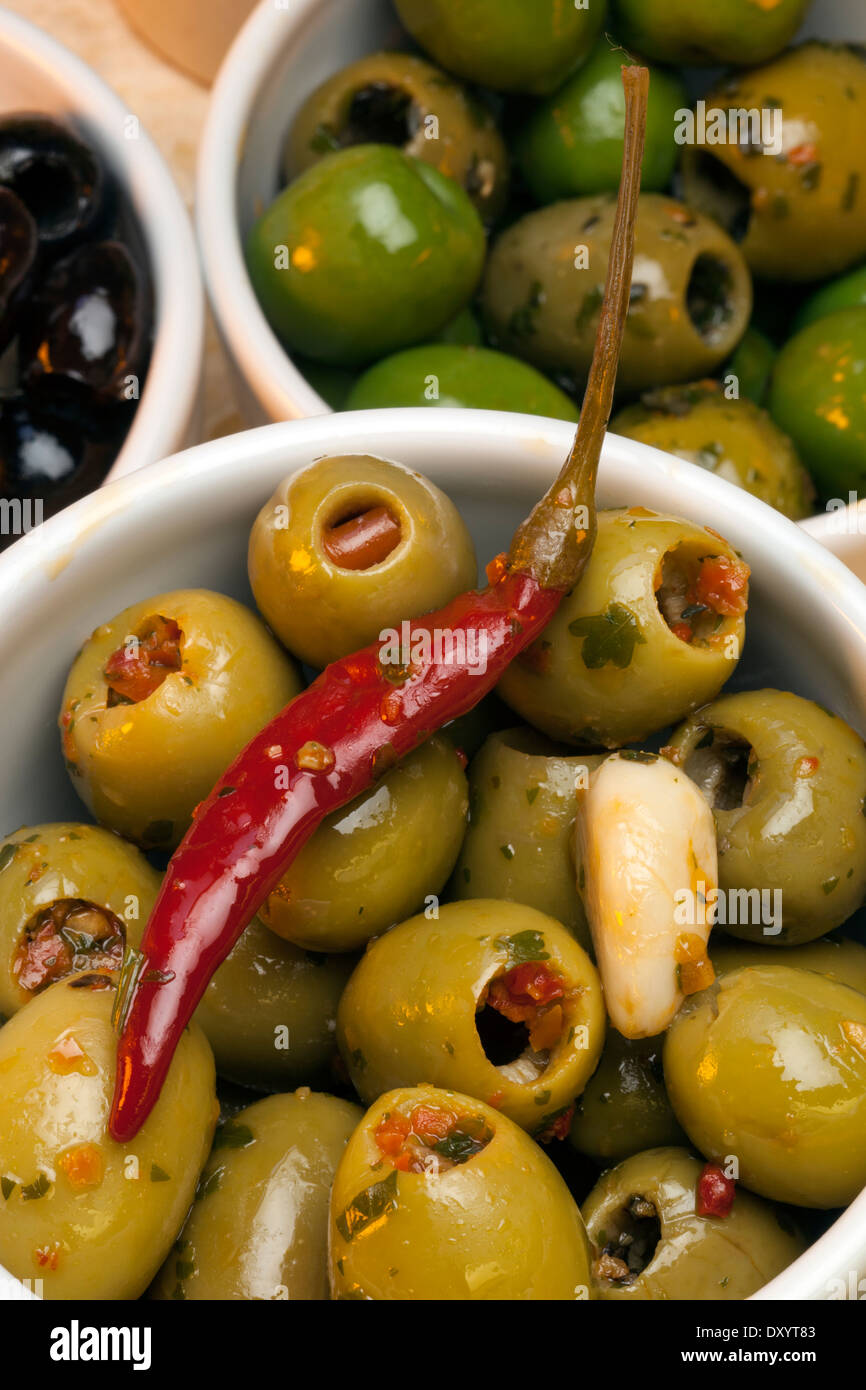 Bowel of olives Stock Photo - Alamy