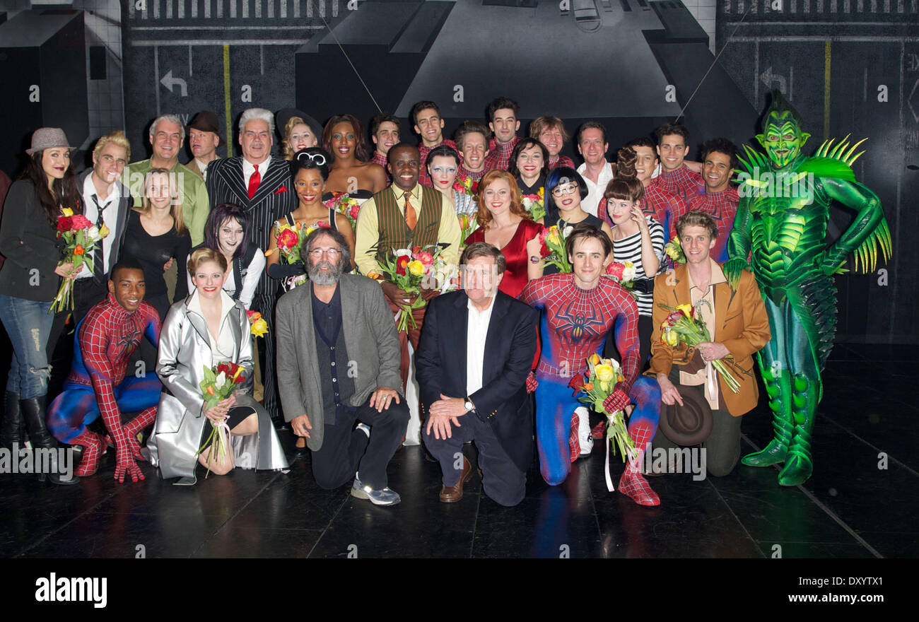 Spider-Man: Turn Off the Dark' 2 Year Anniversary at Foxwoods Theatre ...