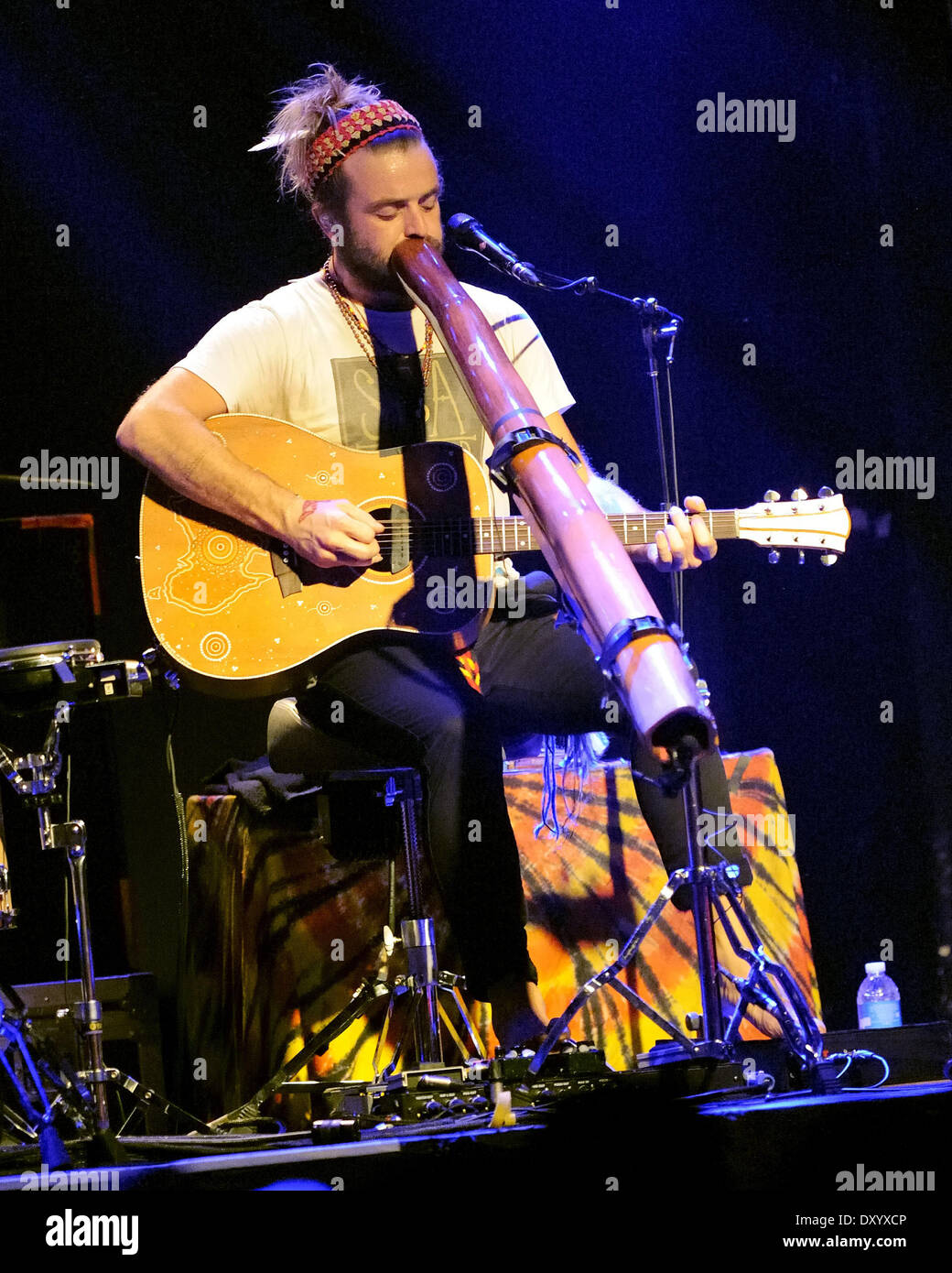Xavier Rudd performing live in concert at the Phoenix Concert Theatre ...
