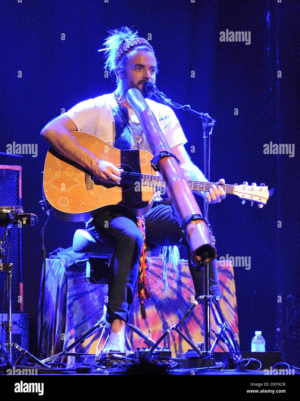 Xavier Rudd performing live in concert at the Phoenix Concert Theatre ...