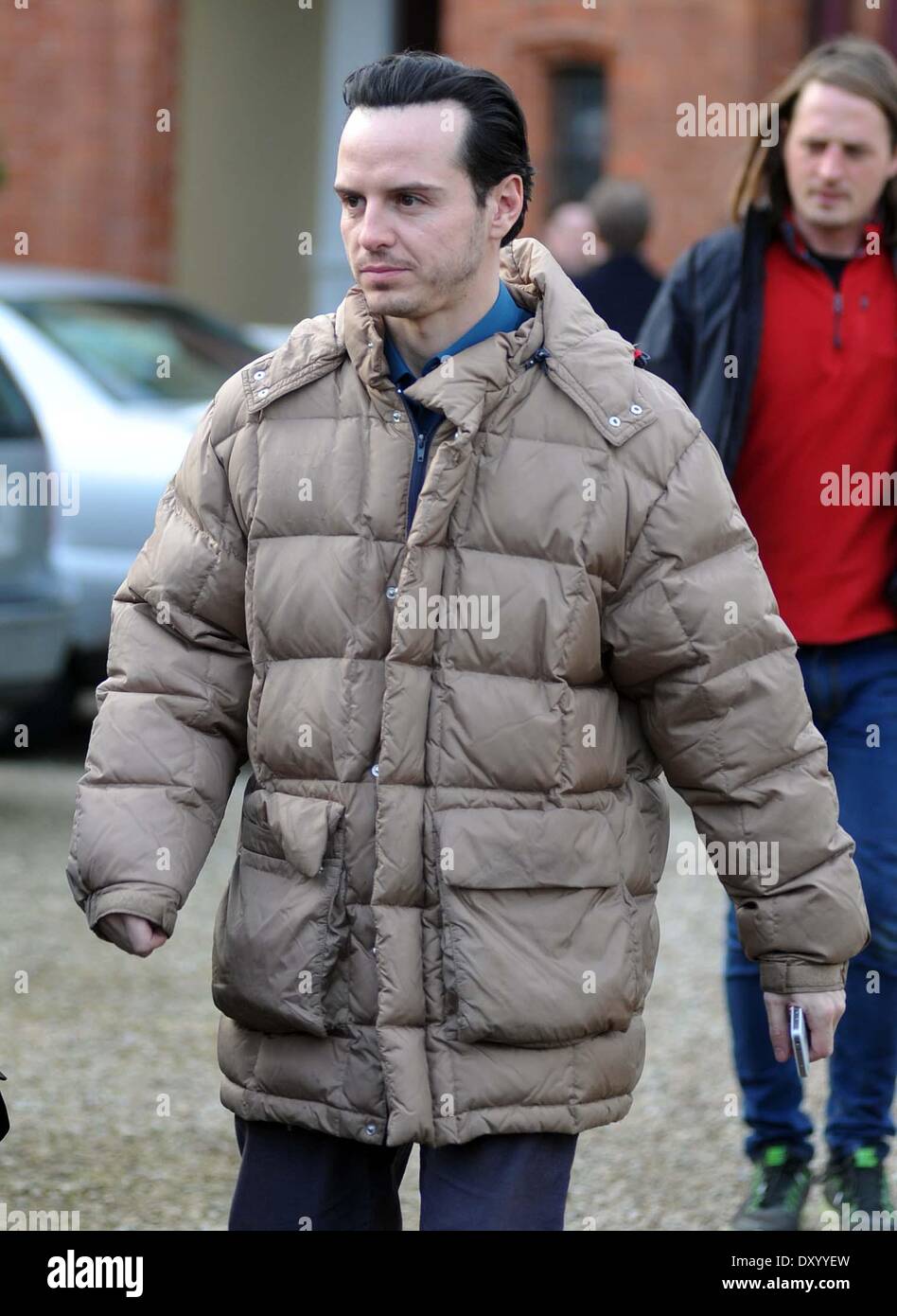 Cast members on the set of a new Irish comedy film 'The Stag' Featuring ...