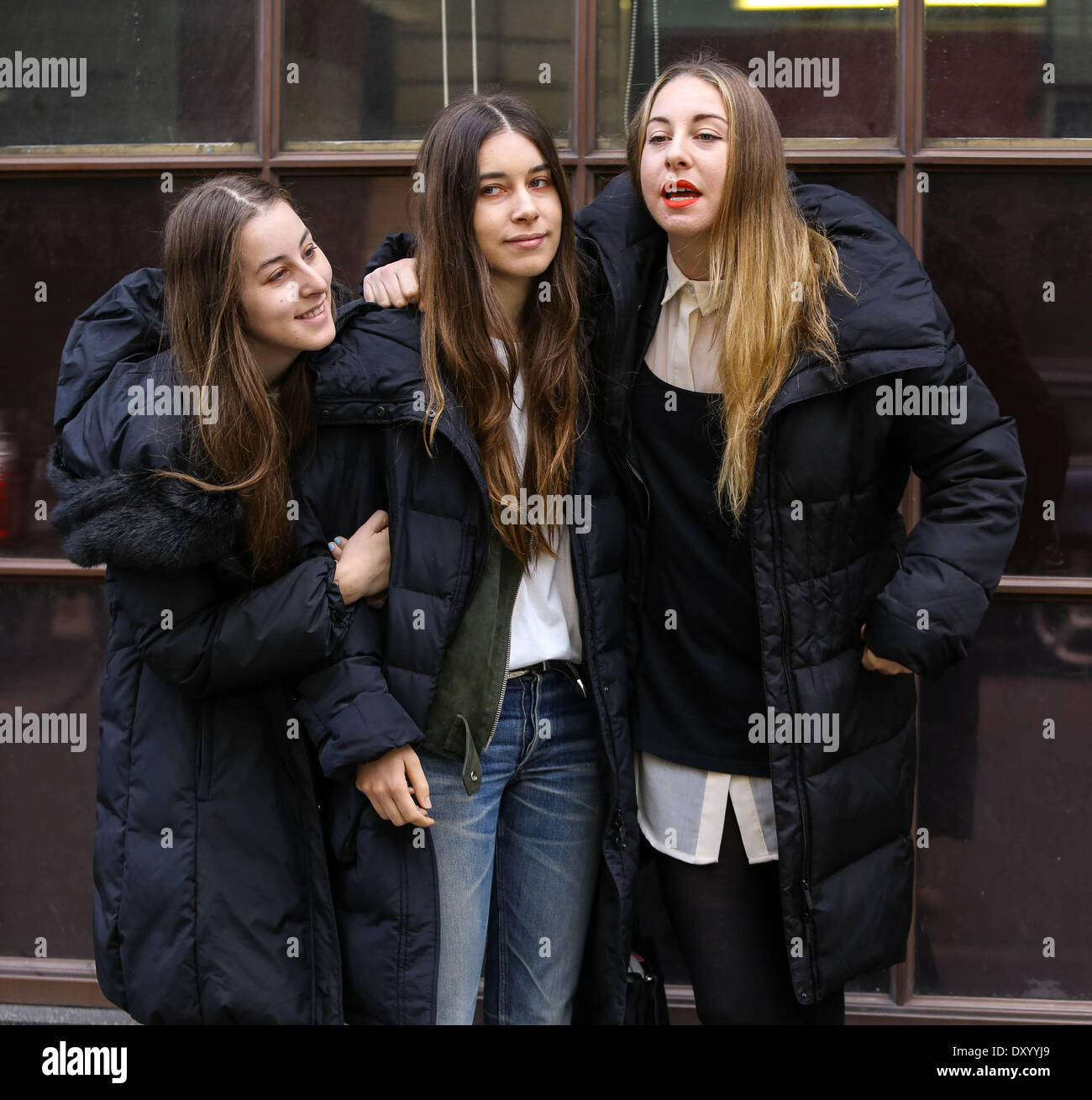 Celebrities at the BBC Radio 1 studios Stock Photo - Alamy