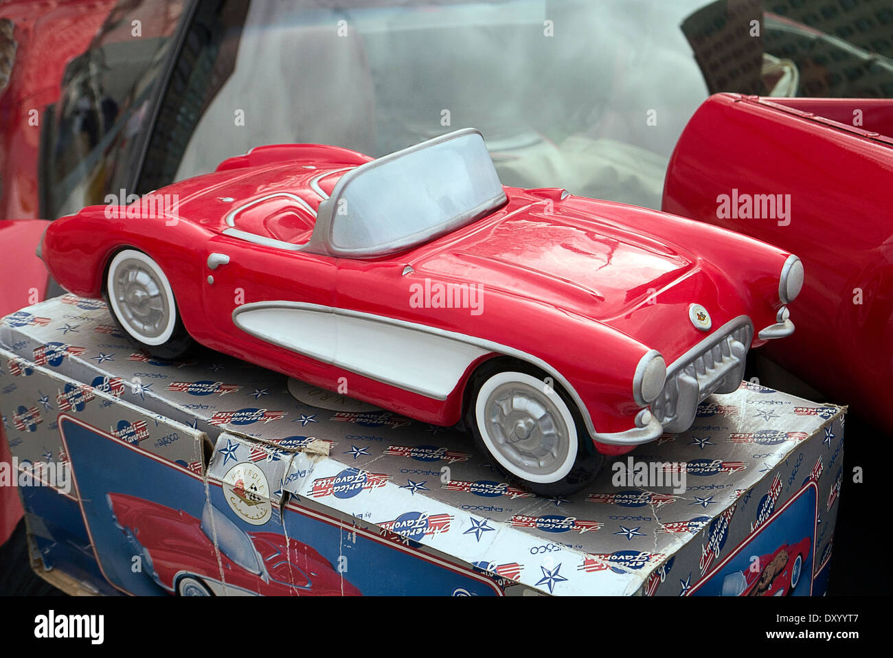 Model 1950's Chevrolet Corvette Toy Stock Photo - Alamy