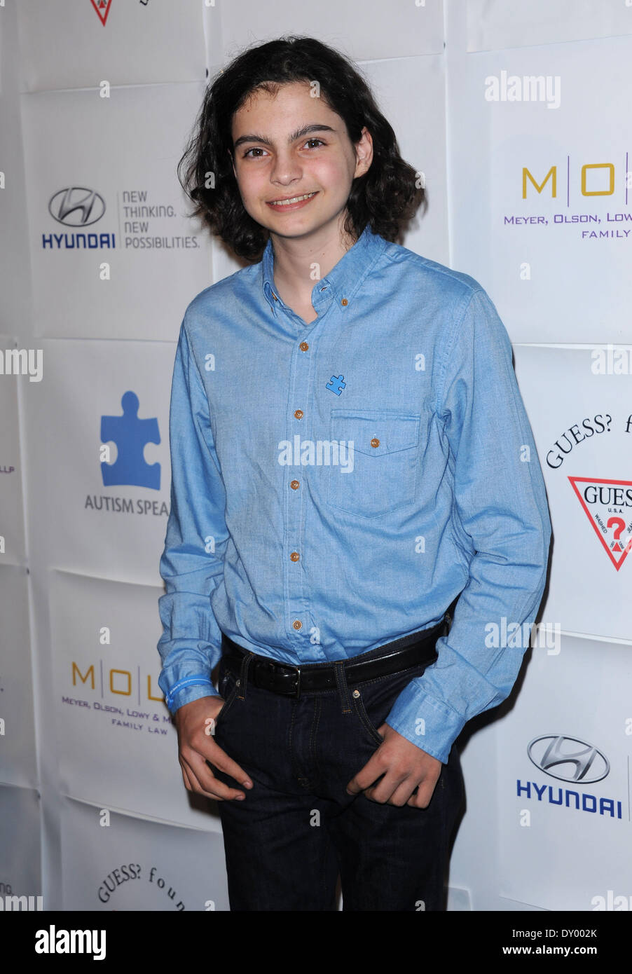 The Autism Speaks 'Blue Tie Blue Jean Ball' held at the Beverly Hilton ...