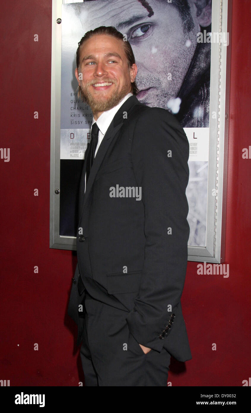 Deadfall' premiere at ArcLight Hollywood Theatre Featuring: Charlie ...
