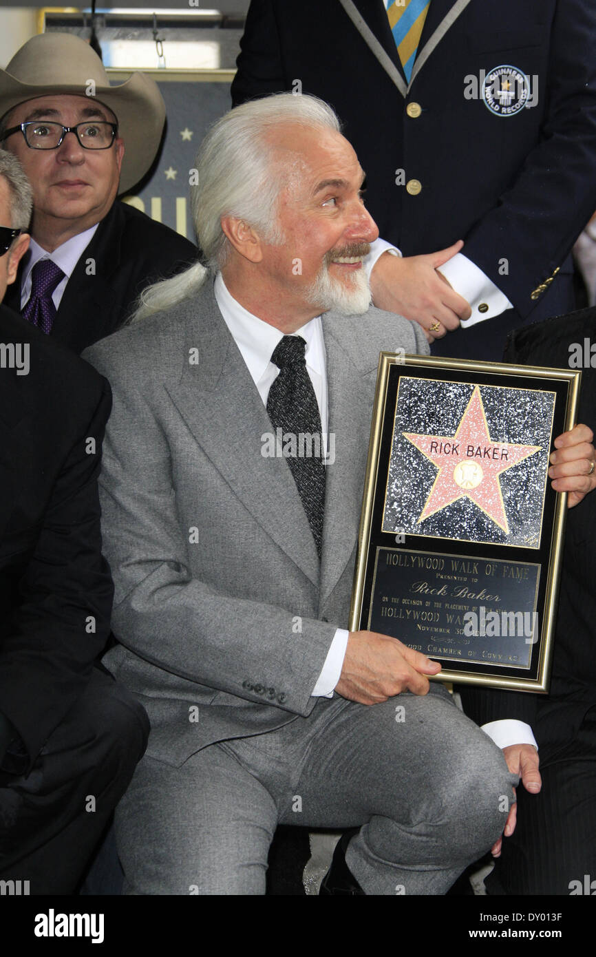 American special makeup effects artist Rick Baker is honored with a ...