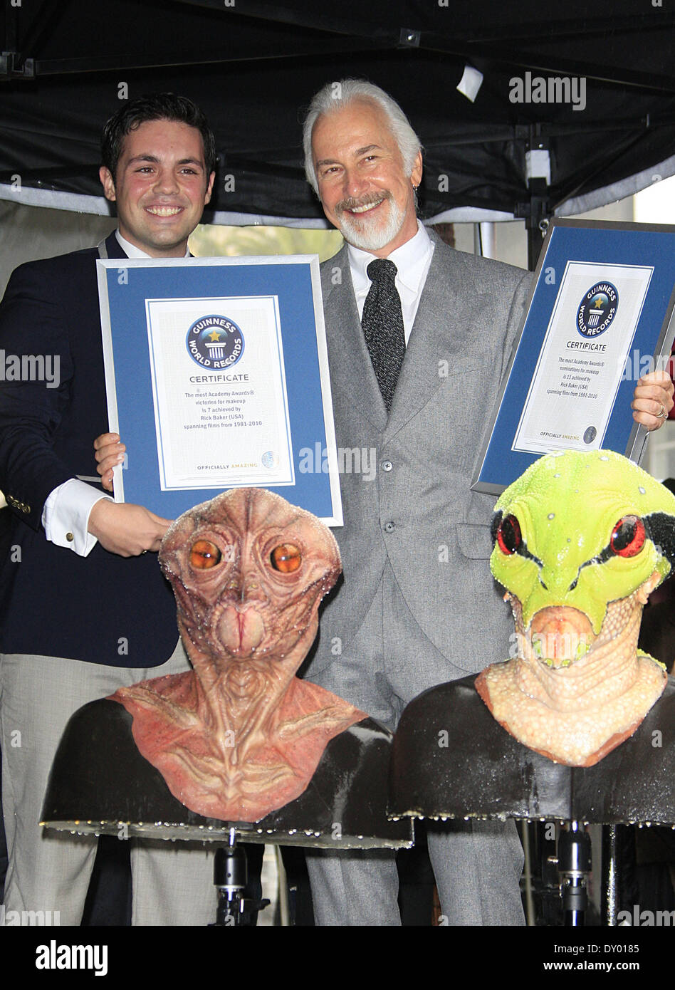 American special makeup effects artist Rick Baker is honored with a ...