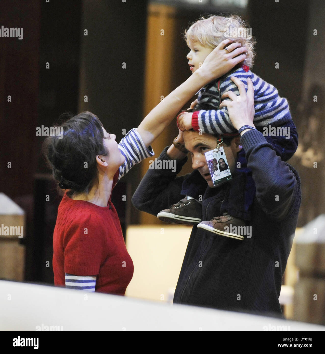 Marion Cotillard, Guillaume Canet and their son Marcel attend the Gucci ...