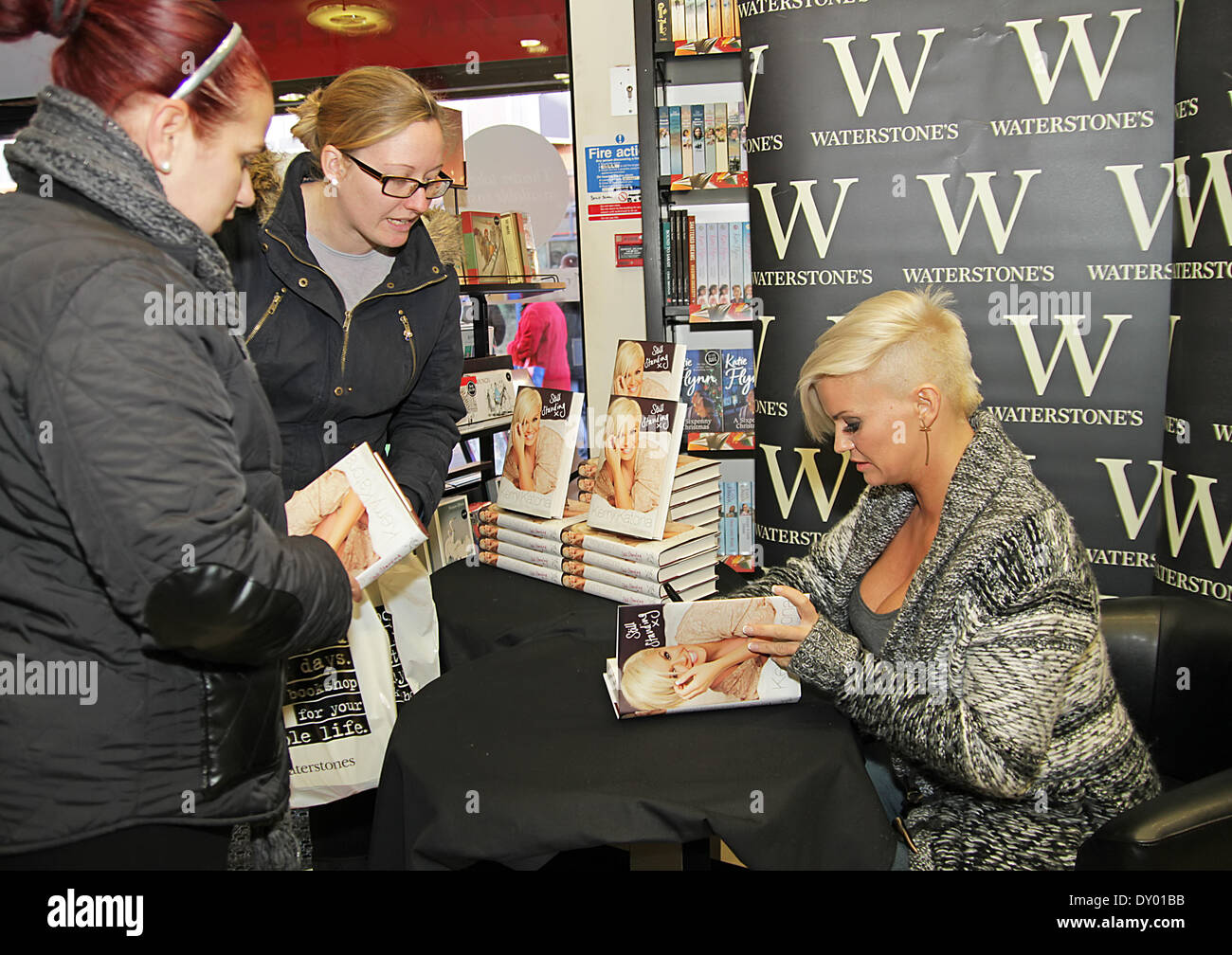 Kerry Katona meets fans and signs copies of her book 'Still Standing ...