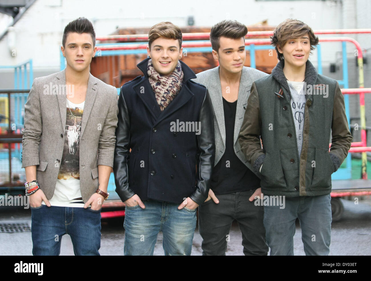Celebrities at the ITV studios Featuring: Jamie Hamblett,Jaymi Hensley ...