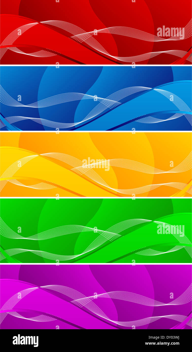 Vector abstract banners; clip-art Stock Photo - Alamy