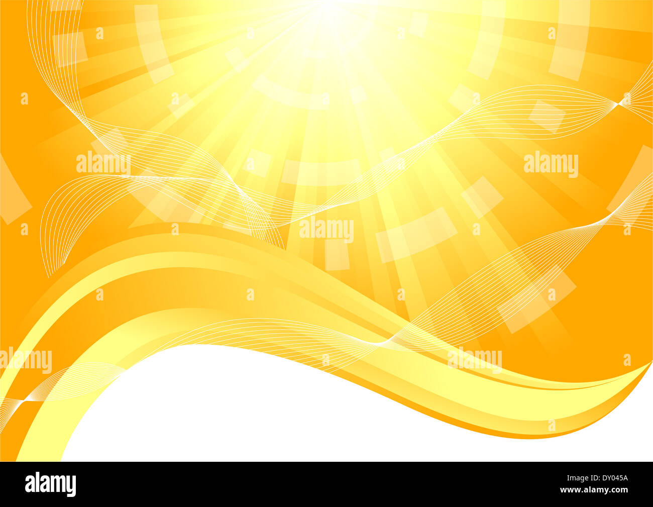 Vector sunny background; clip-art Stock Photo - Alamy