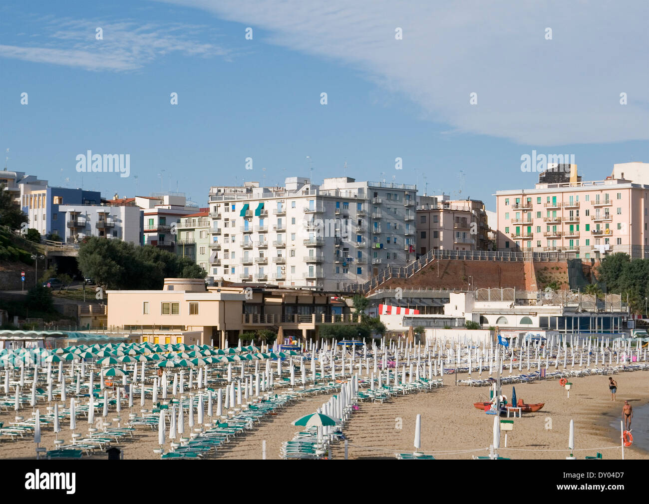 the beach of Termoli, region of Molise, Italy Stock Photo - Alamy
