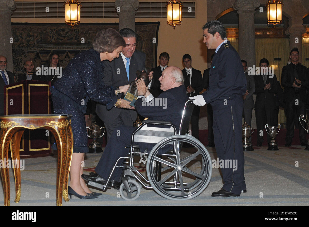 2011 Spanish National Sports Awards ceremony at El Pardo Palace ...