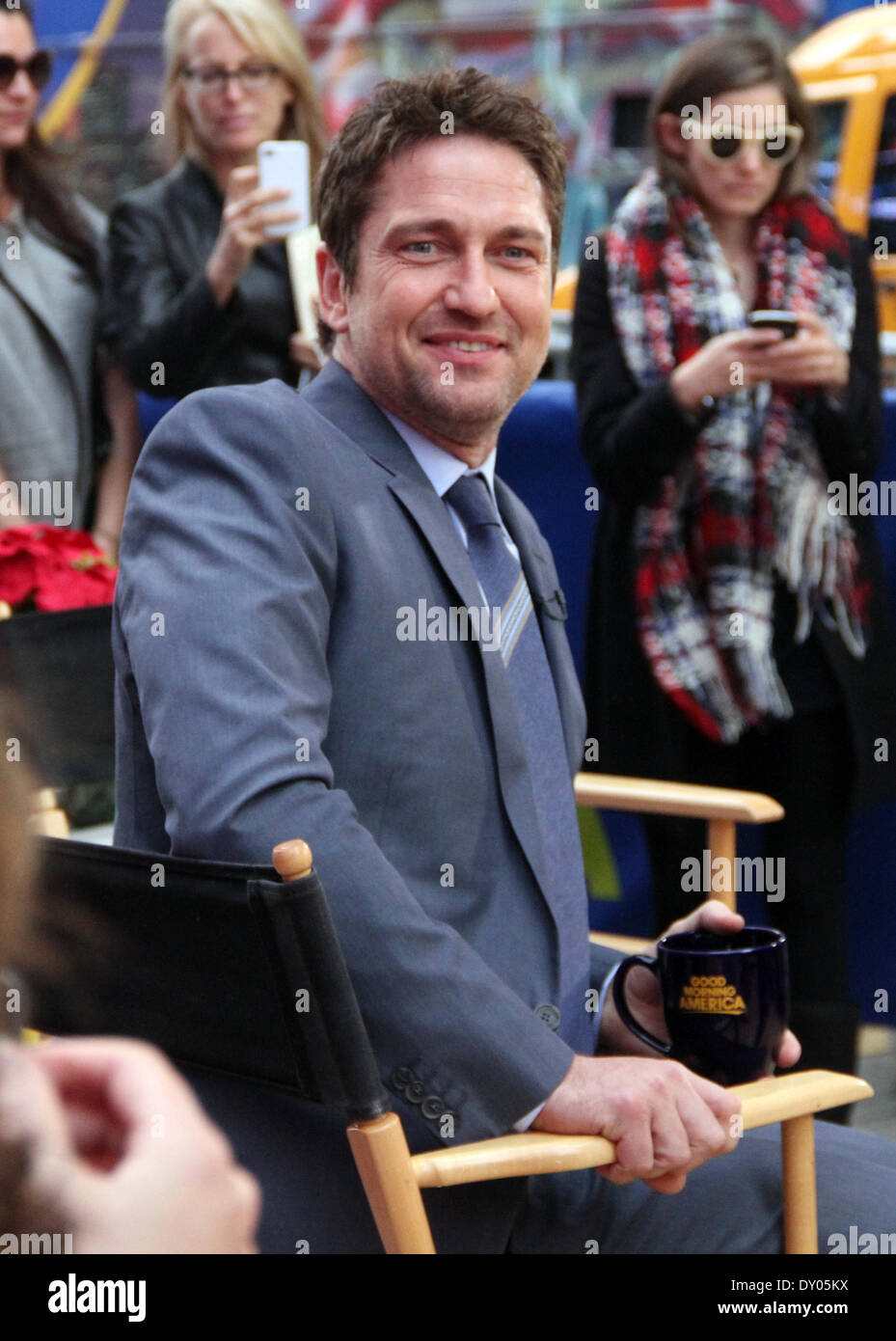 Gerard Butler at Good Morning America to talk about his new movie ...