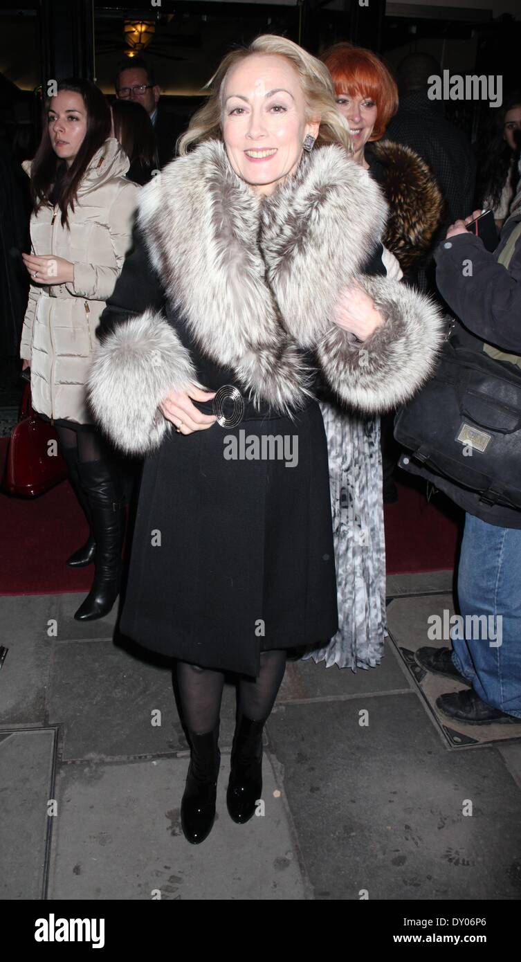The Bodyguard' press night - Outside Arrivals Featuring: Paula Wilcox ...