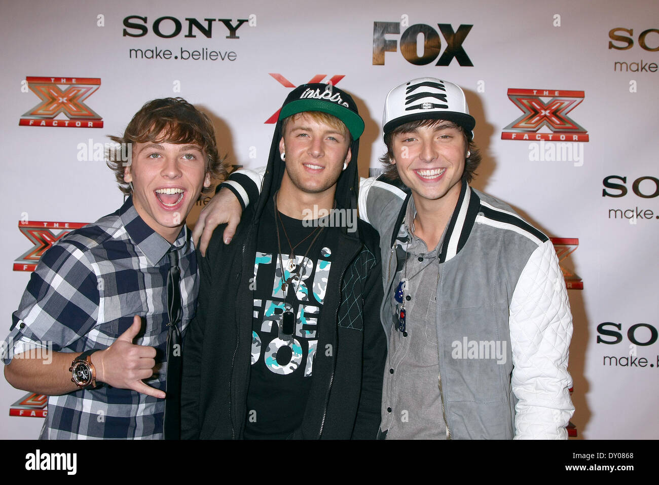 The X Factor 2012 Final Four Party at Rodeo Drive Featuring: Emblem3 ...