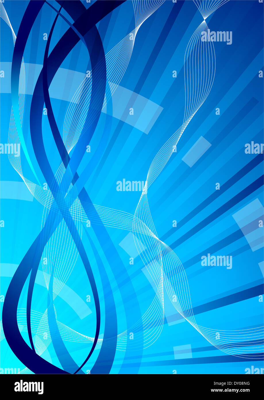 Vector abstract blue background; clip-art Stock Photo - Alamy